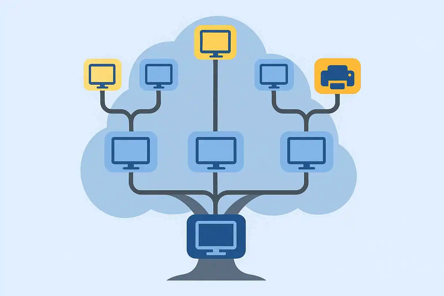 Tree topology simply explained: advantages & disadvantages